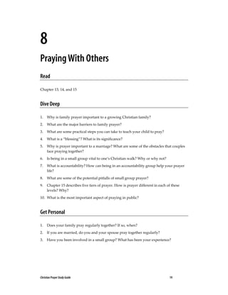 Prayer Study Guide | PDF