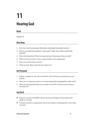 Prayer Study Guide | PDF