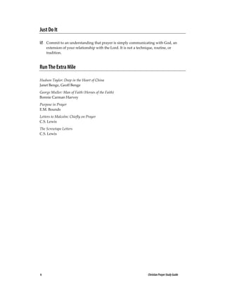 Prayer Study Guide | PDF