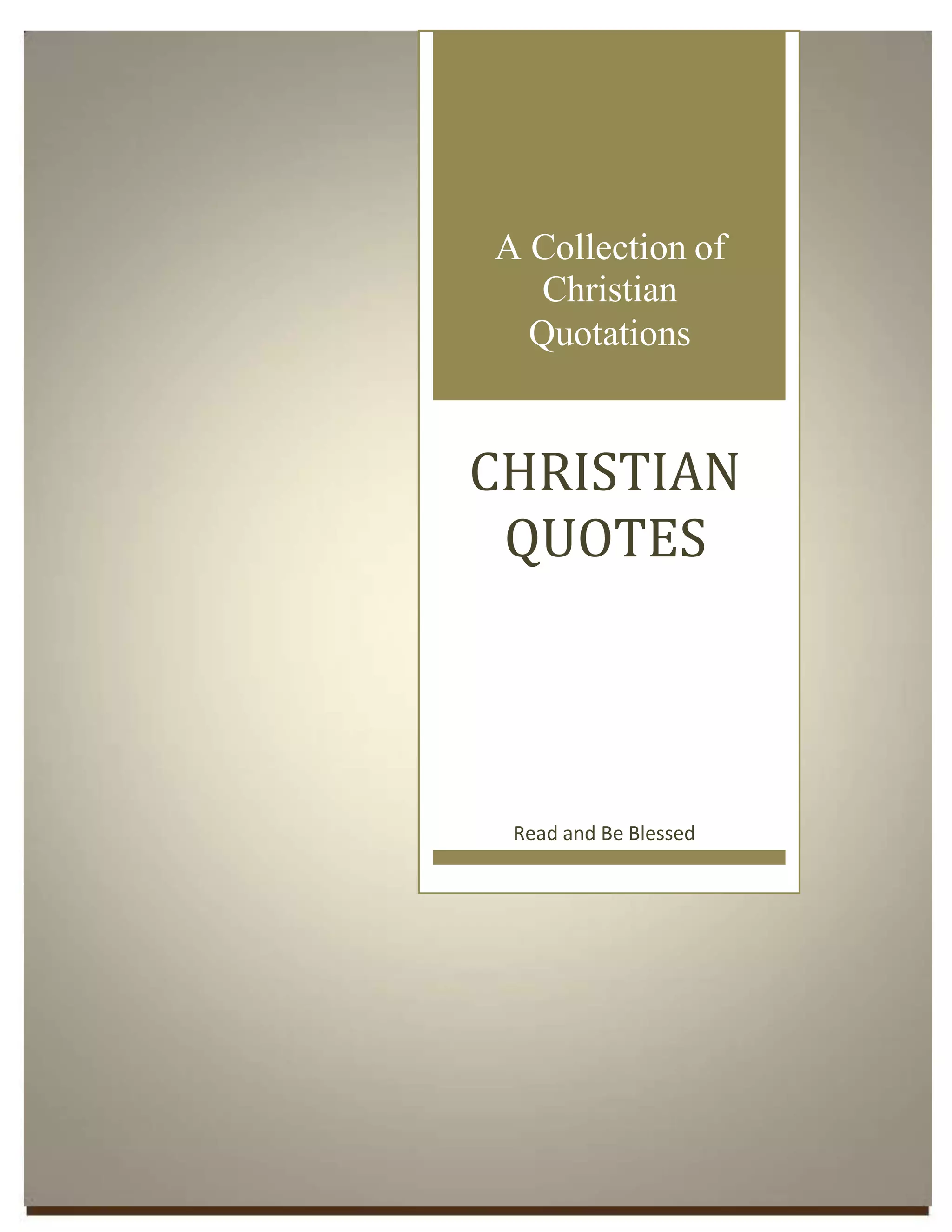 Christian Quotes | PDF