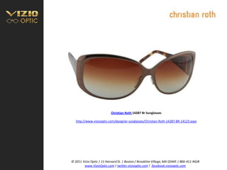 Christian Roth Eyewear | PDF