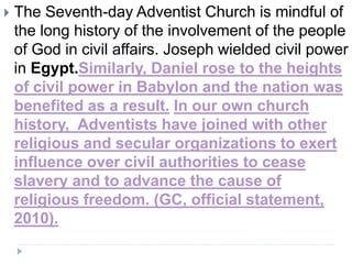 Christians and politics | PPTX