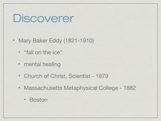 Christian science pp | PPT