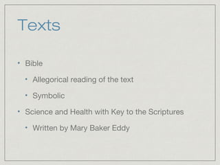 Christian science pp | PPT