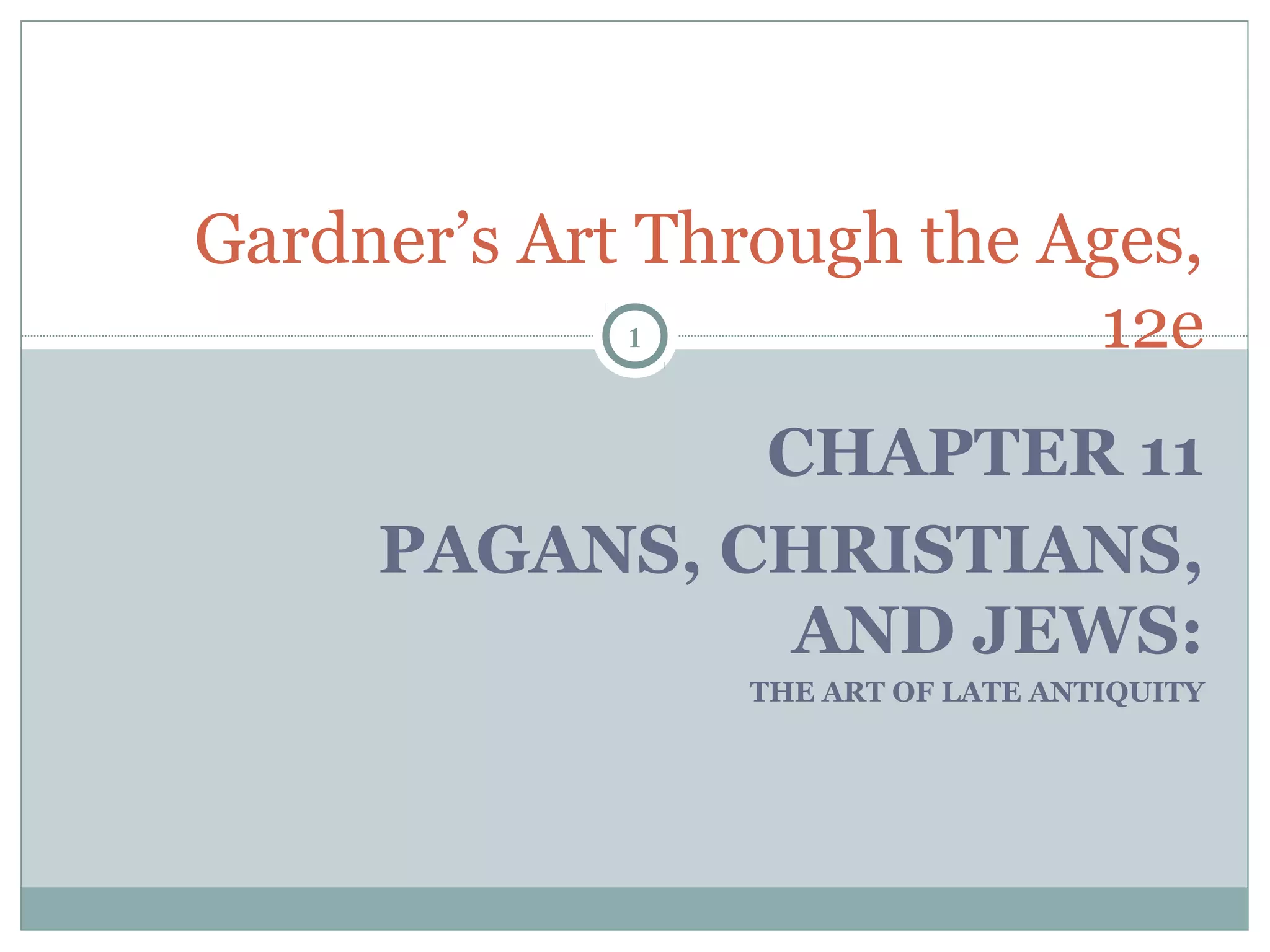 Christians lecture-Art history | PPT