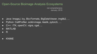 CORBEL Bioimage Analysis webinar slides | PPT