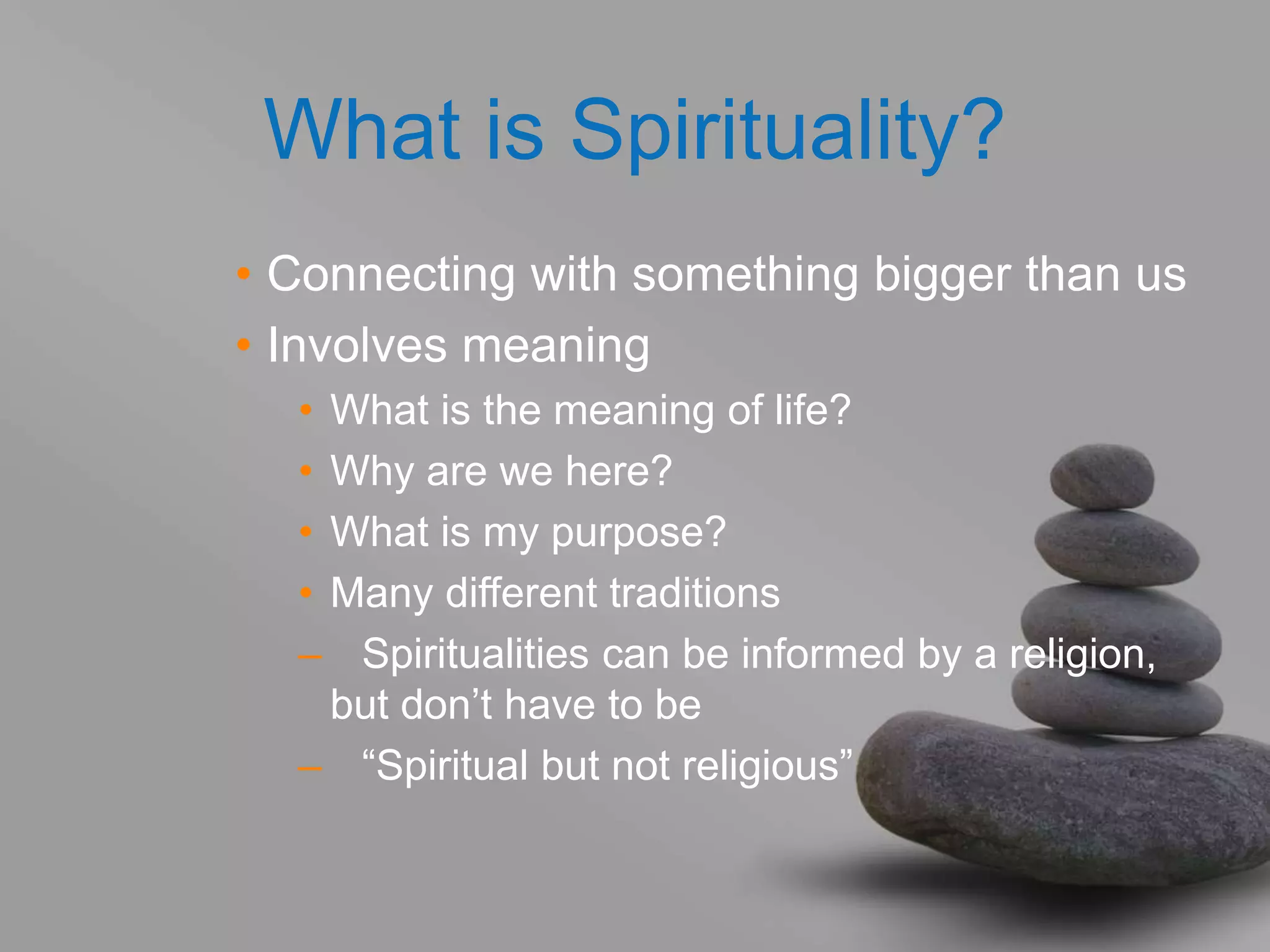 Christian Spirituality: Connecting to God (Day 1) | PPTX