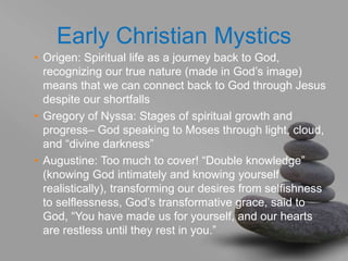 Christian Spirituality: Connecting to God (Day 1) | PPTX