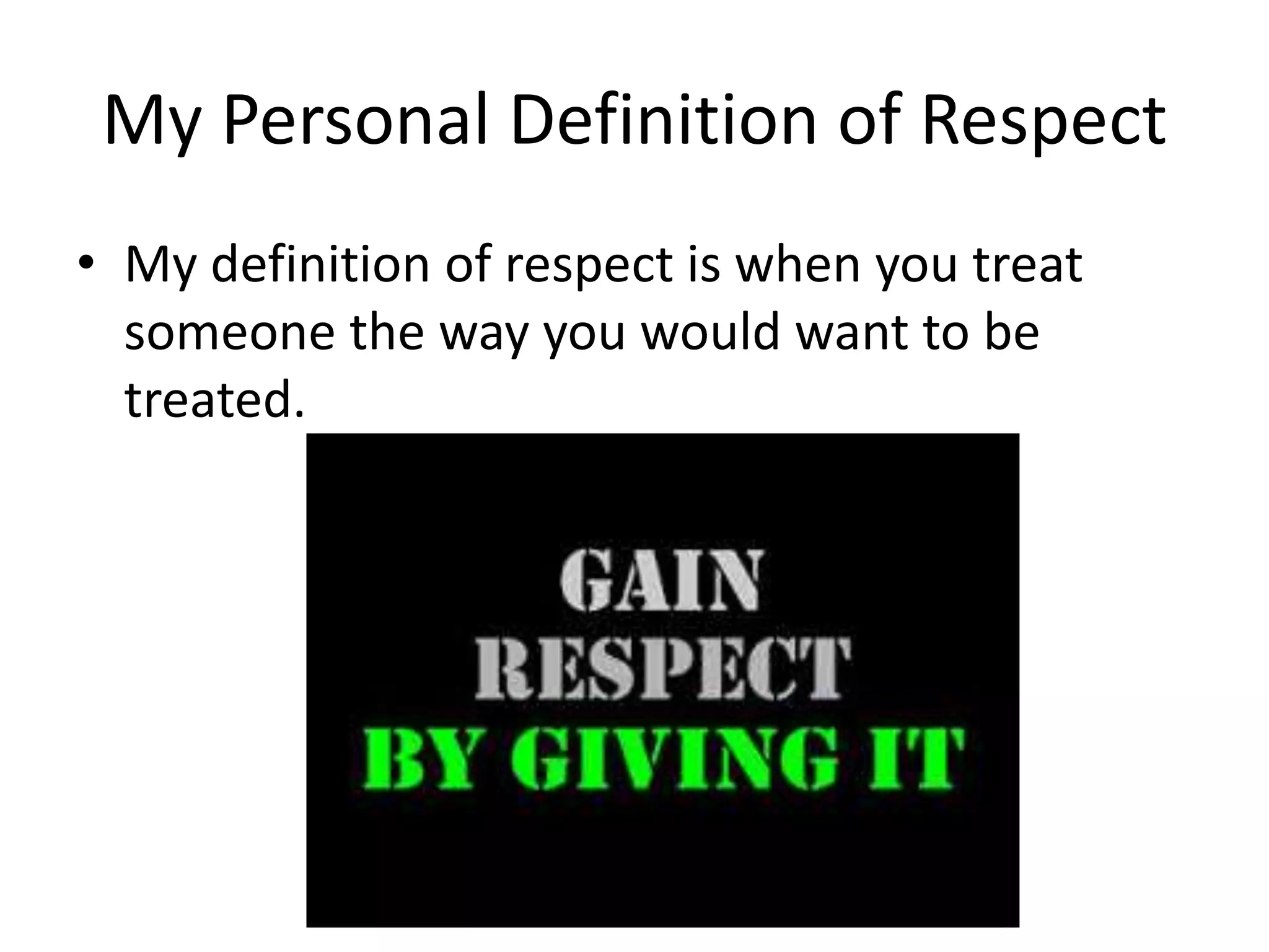 Christians respect power point. | PPTX