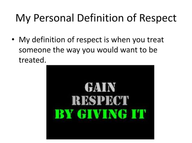 Christians respect power point. | PPTX