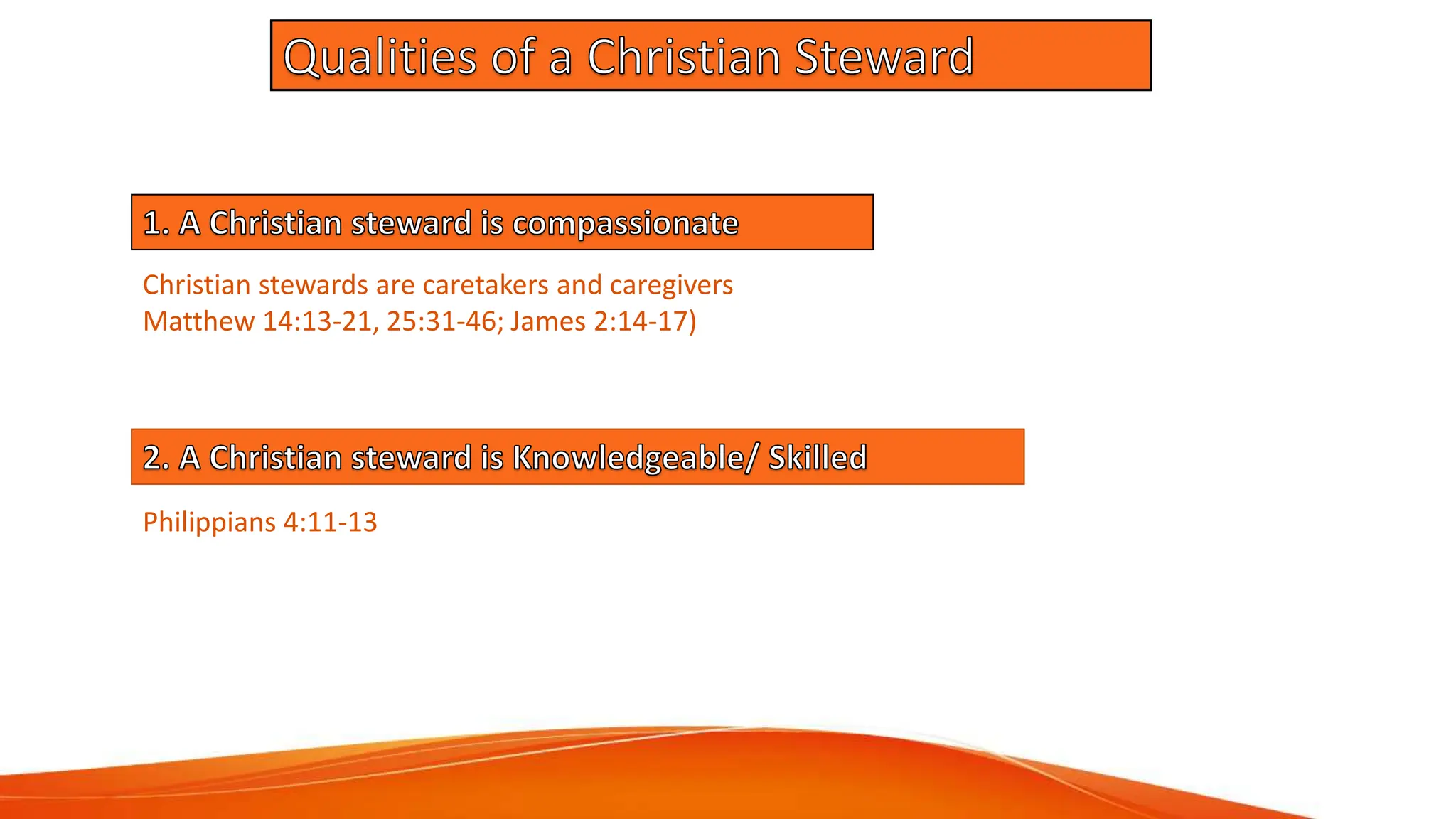 The Christian Stewardship Notes in .pptx