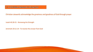 The Christian Stewardship Notes in .pptx