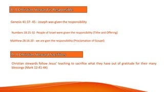 The Christian Stewardship Notes in .pptx