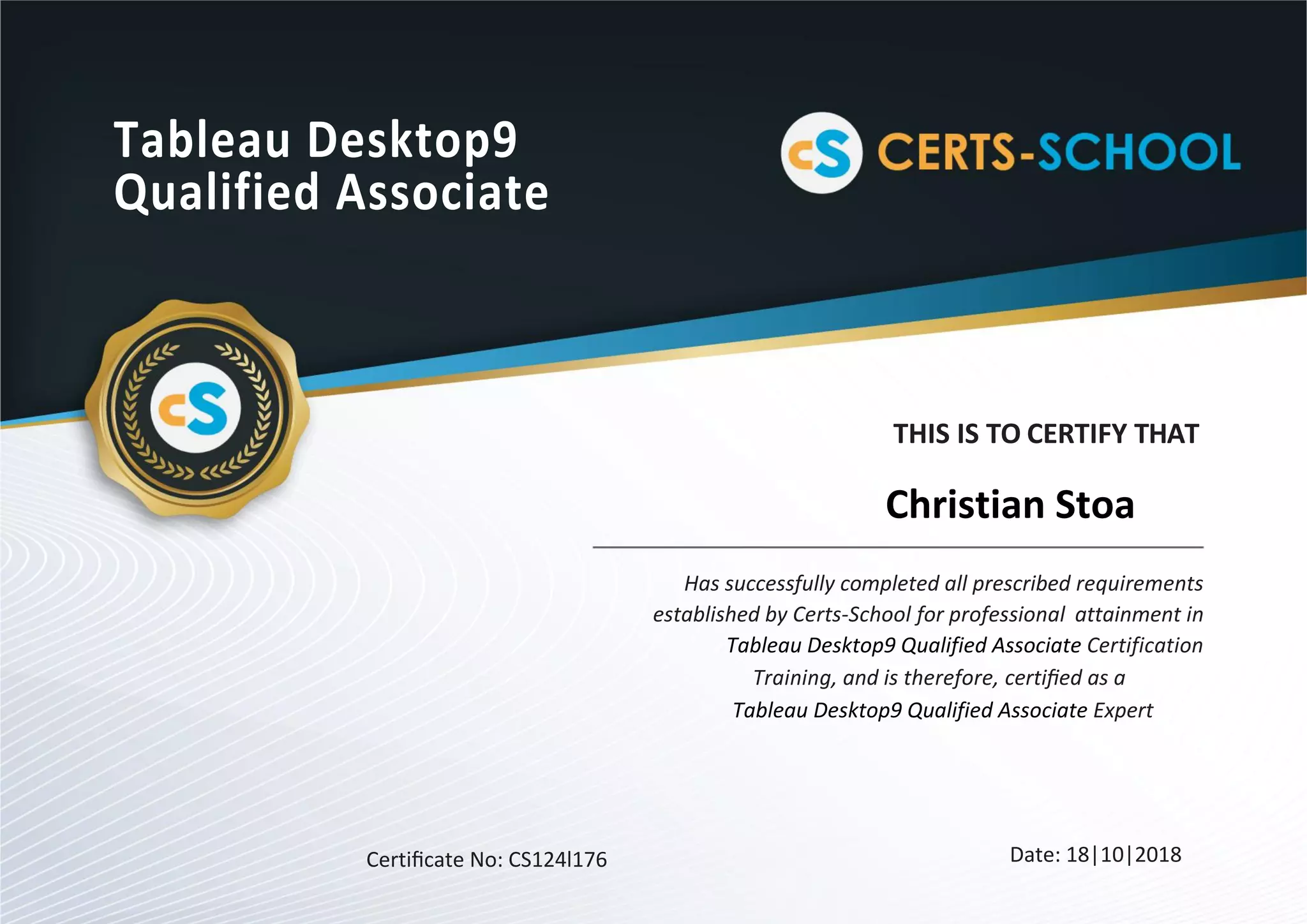 Tableau Desktop 9 Qualified Associate | PDF