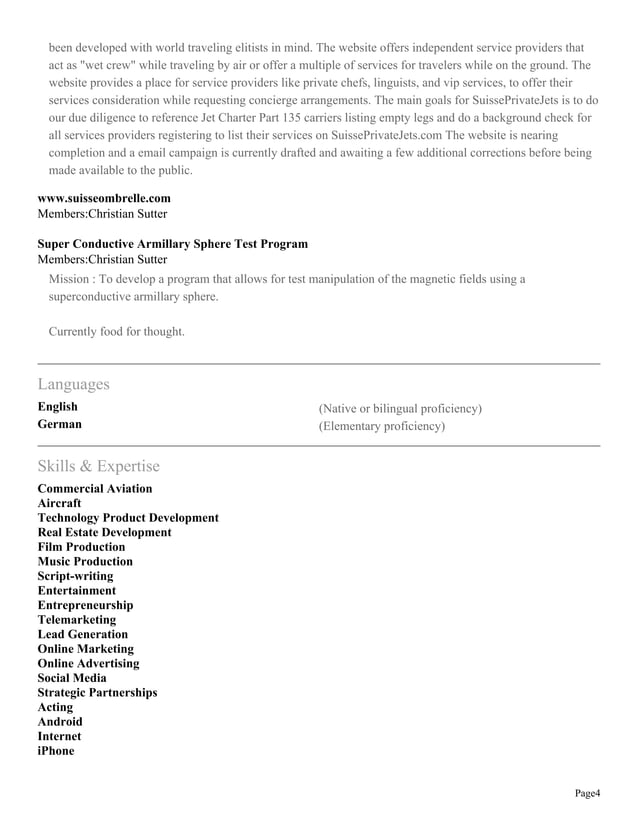 Christian sutter | PDF