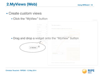 Tutorial: Using RIPEstat | PPT