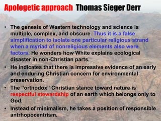 Christian theological response_to_the_ecological_crisis | PPTX