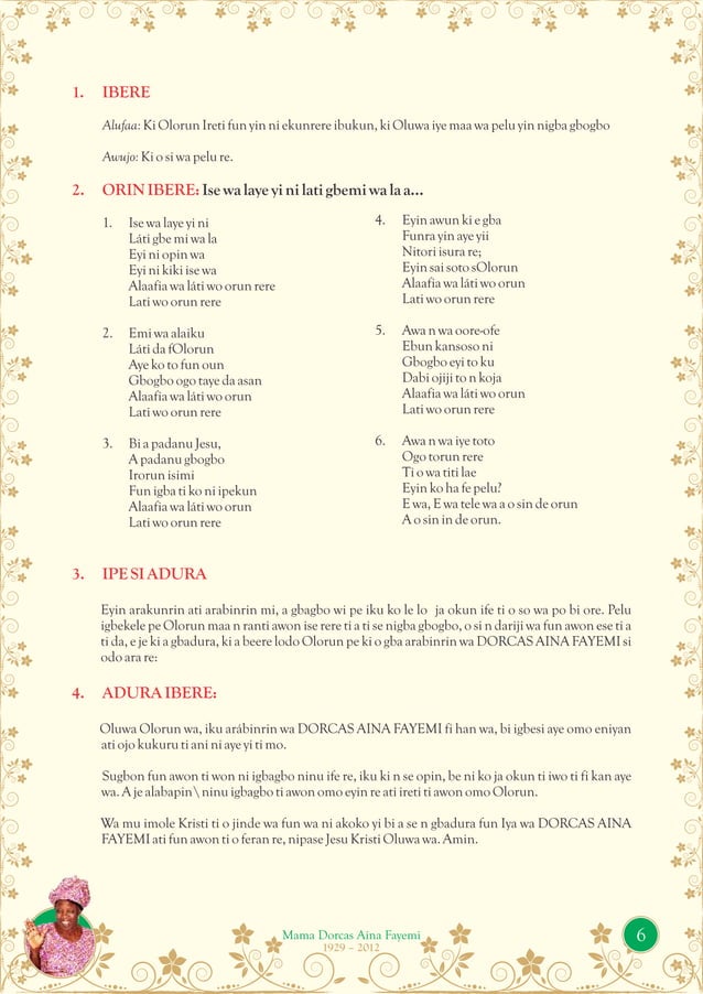 Christian Wake Keep Programme | PDF