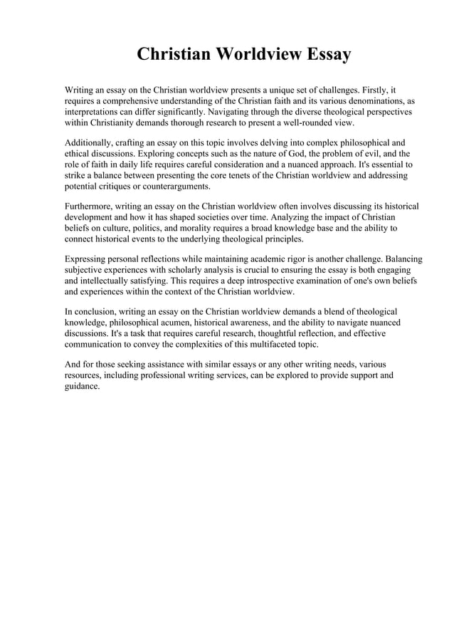 Christian Worldview Essay.pdf