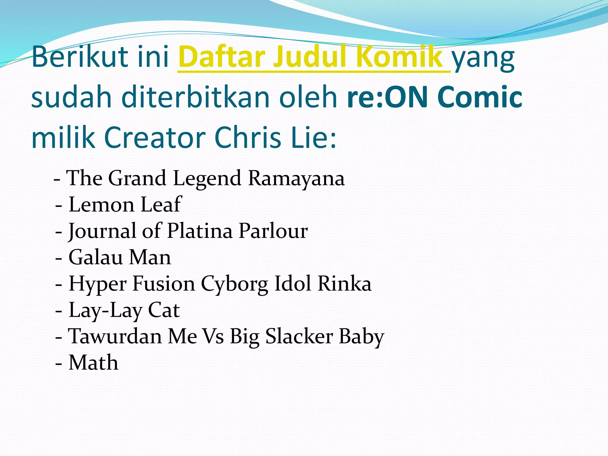 Biografi Christiawan lie | PPTX