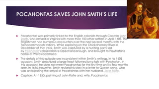 Pocahontas Lesson | PPT