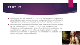 Pocahontas Lesson | PPT