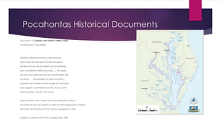 Pocahontas Lesson | PPTX