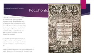 Pocahontas Lesson | PPTX