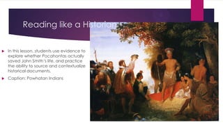 Pocahontas Lesson | PPTX