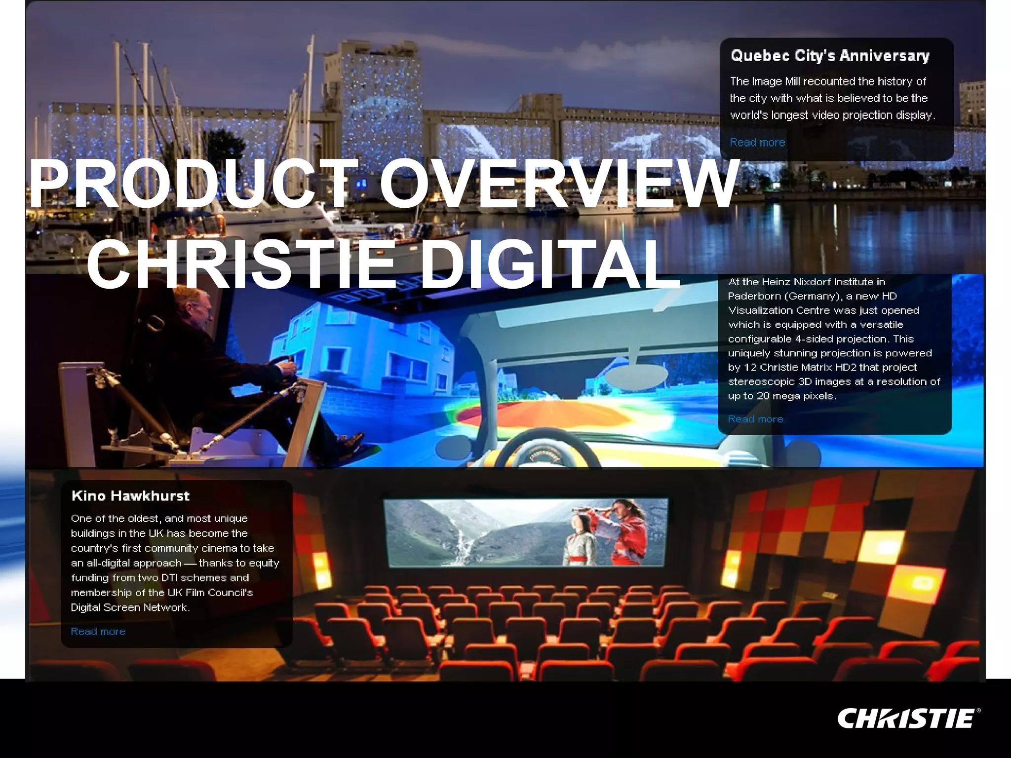 Christie Digital Display solution. | PPT