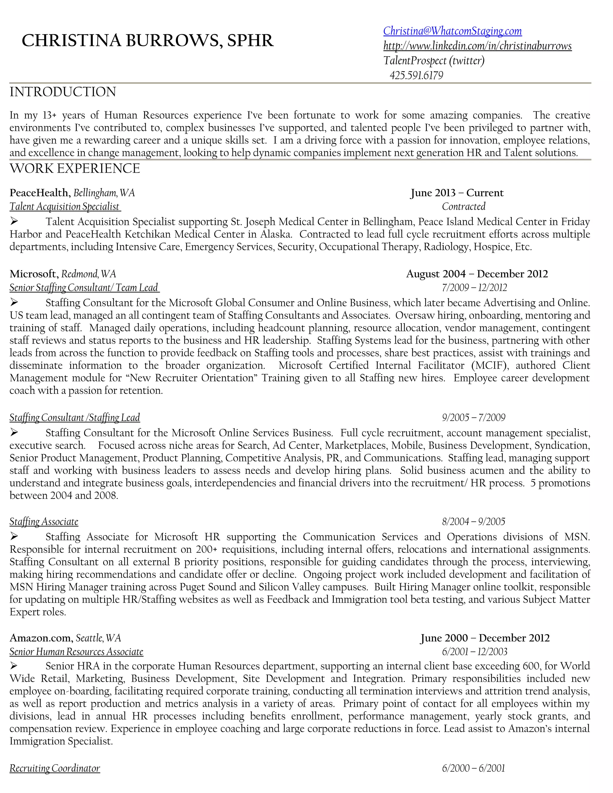 Christina Burrows Resume | DOC