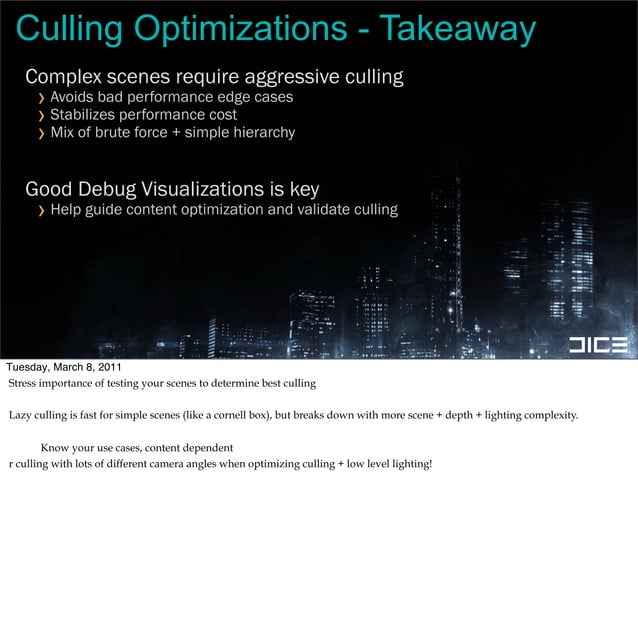 SPU-based Deferred Shading for Battlefield 3 on Playstation 3 | PPT