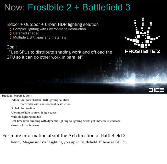 SPU-based Deferred Shading for Battlefield 3 on Playstation 3 | PPT