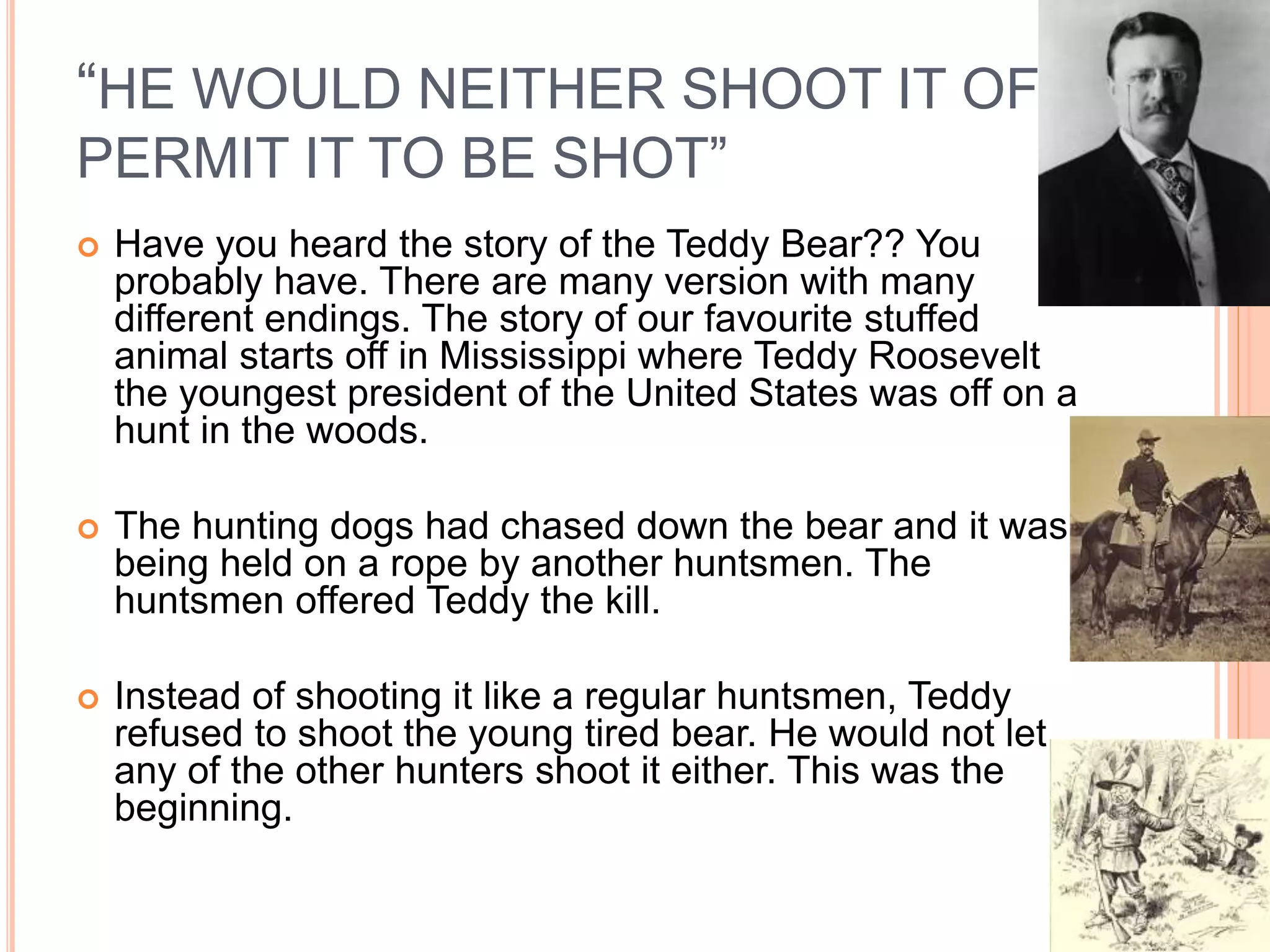 Christina history of the teddy bear updated version | PPTX