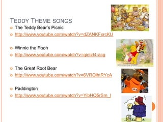 Christina history of the teddy bear updated version | PPTX