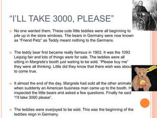 Christina history of the teddy bear updated version | PPTX