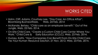 Christina padilla employer sponsored child care | PPT