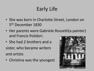 Christina Rossetti | PPTX