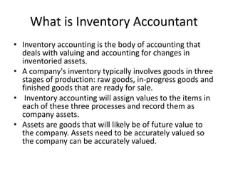 Inventory Accountant- | PPT