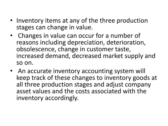 Inventory Accountant- | PPT