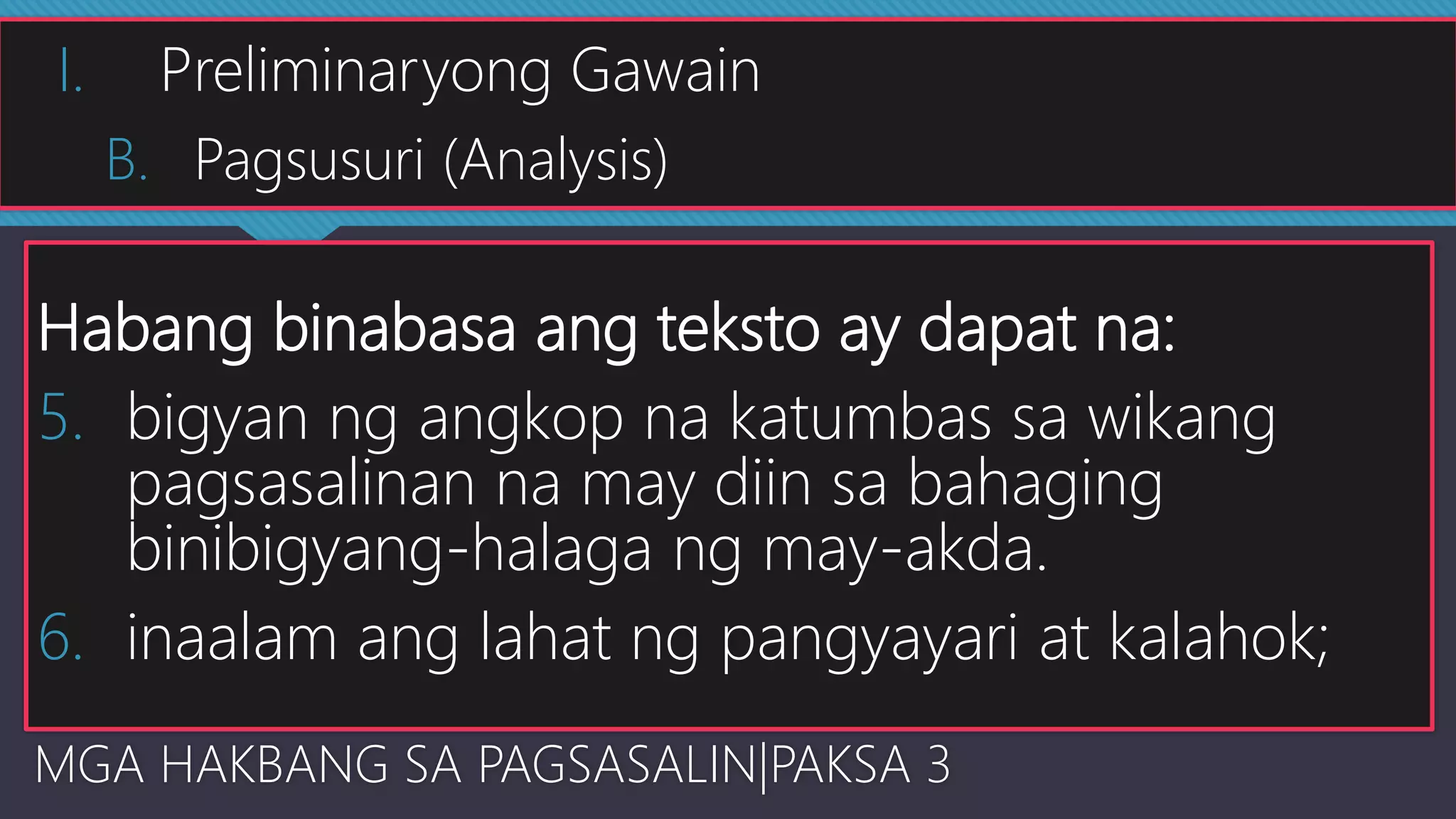Mga Simulain sa Pagsasaling Wika | PPTX