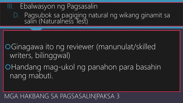 Mga Simulain sa Pagsasaling Wika | PPTX