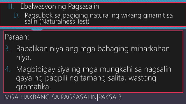 Mga Simulain sa Pagsasaling Wika | PPTX