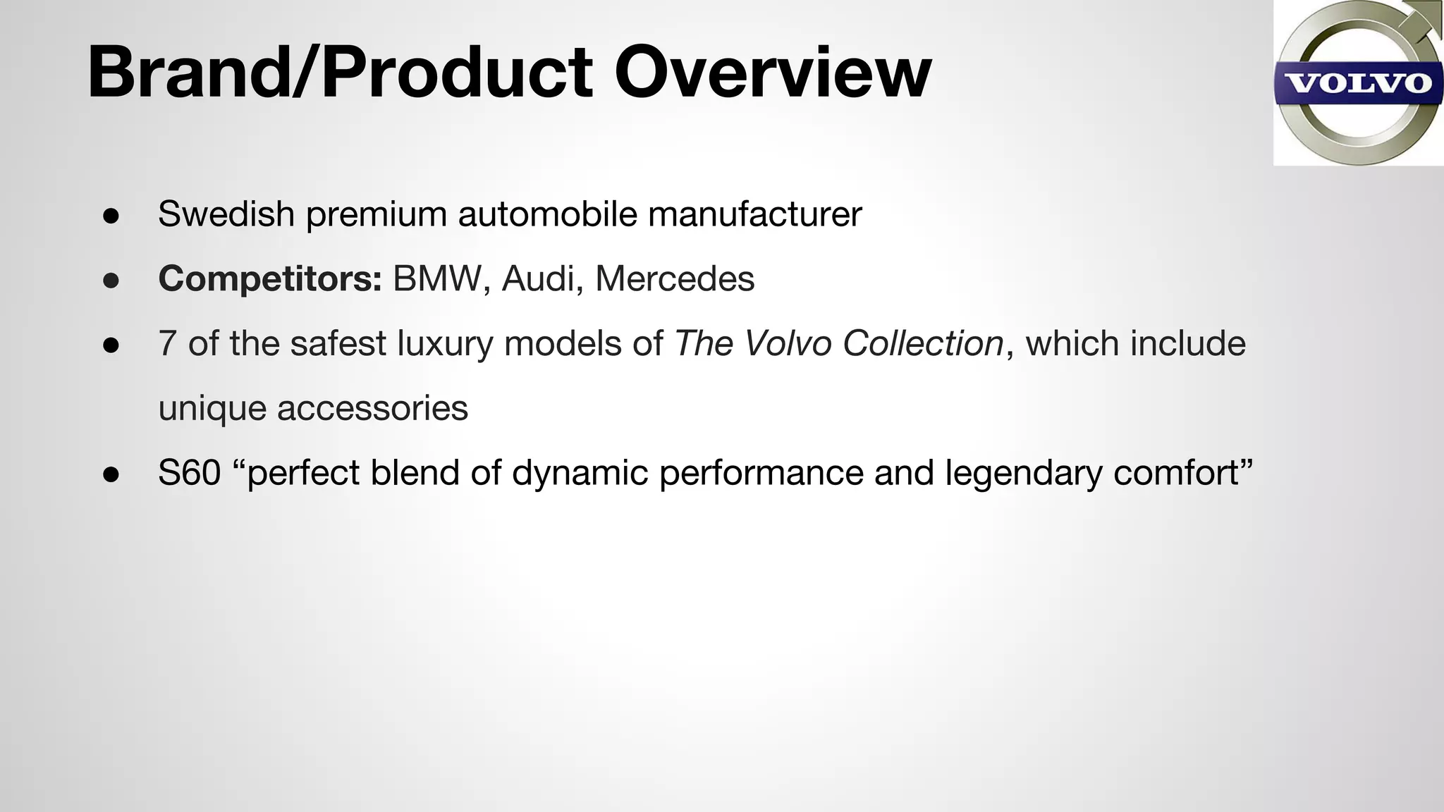 Christine ryan finalgroupproject_volvo | PPT