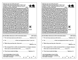 Christmas Bulletin Children's Activity Insert | PPT
