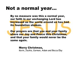 Christmas Card 2001 | PPT