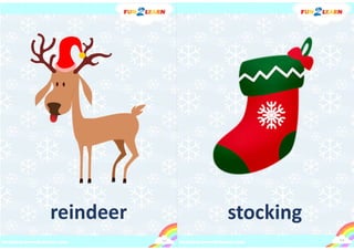 christmas-flashcards-santa-snowman-reindeer-stocking-present-christmas ...