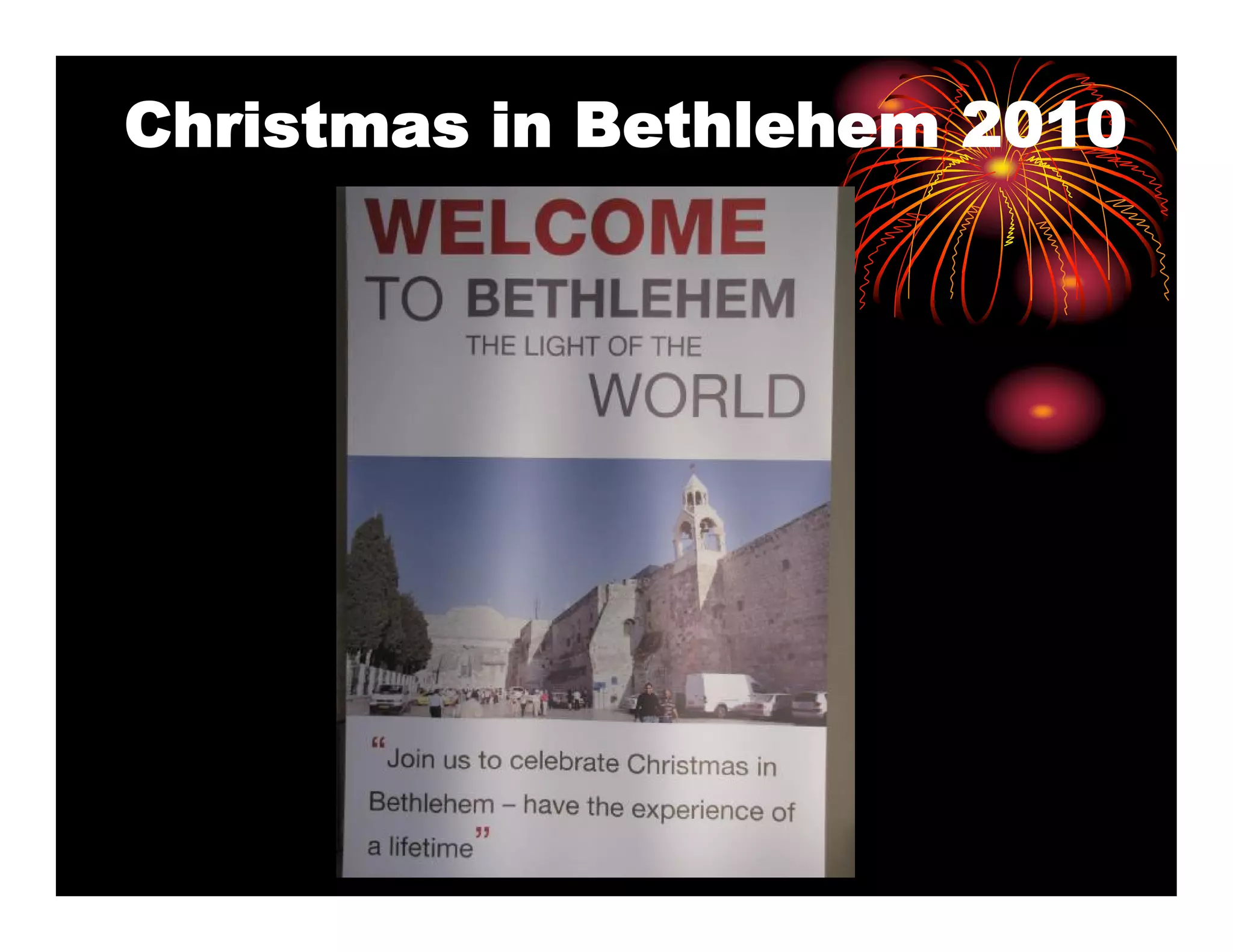 Christmas In Bethlehem 2010 | PDF