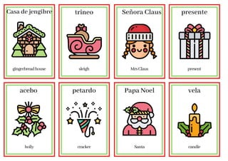 Christmas - Spanish Vocabulary - Flashcards.pdf
