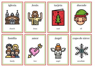 Christmas - Spanish Vocabulary - Flashcards.pdf